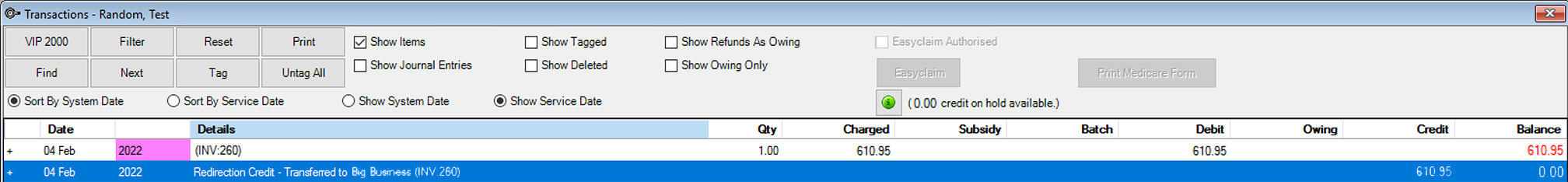Overpayments of redirected amounts