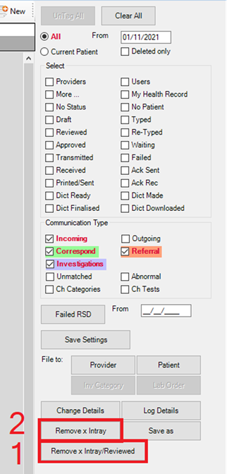 Manage Results Workflow