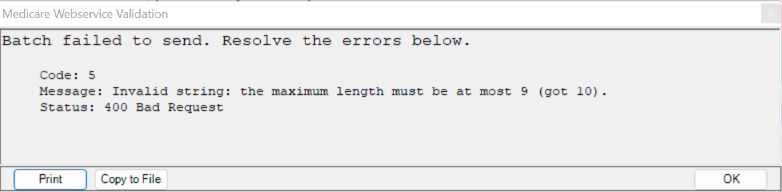 Troubleshoot Medicare Web Services